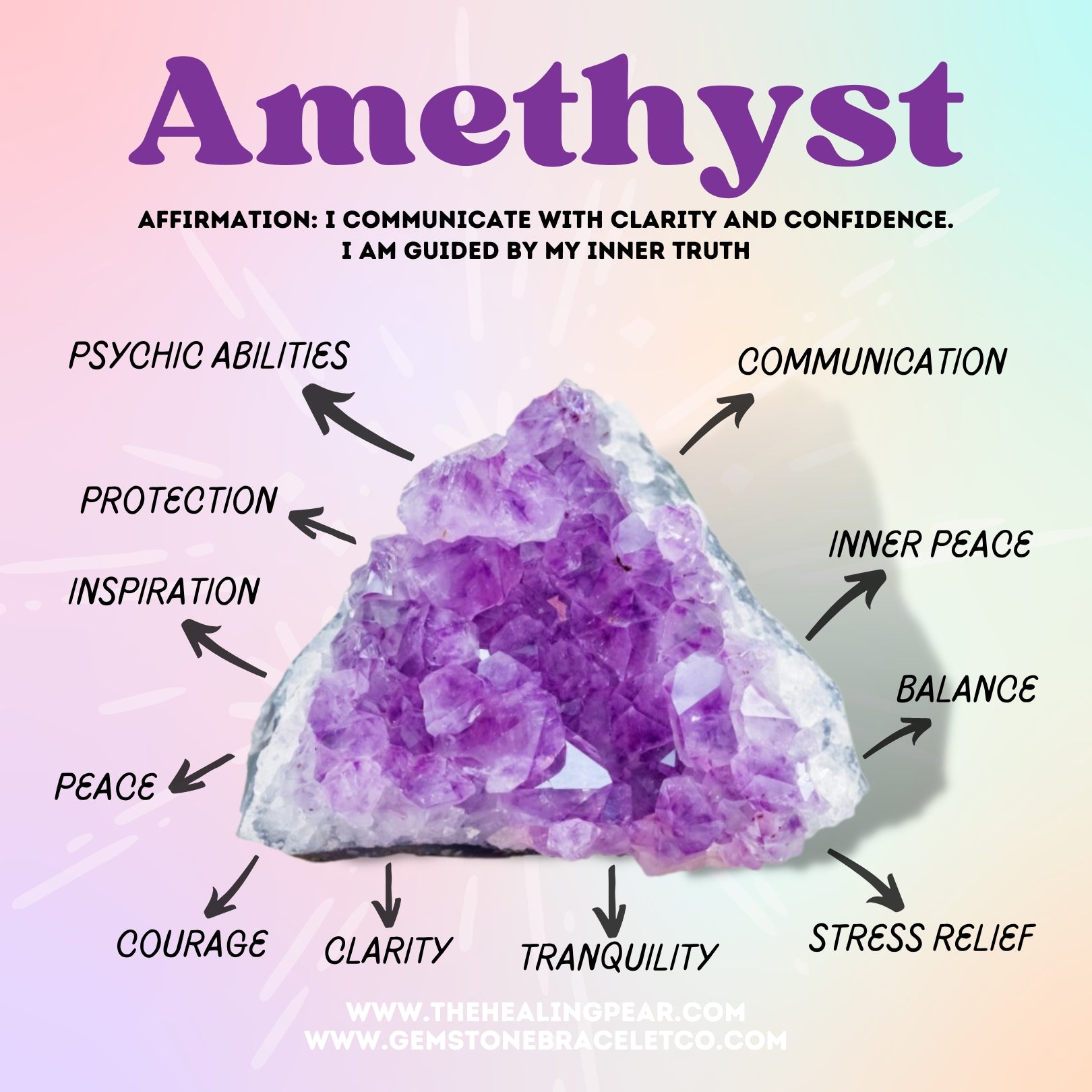 Amethyst – The Healing Pear